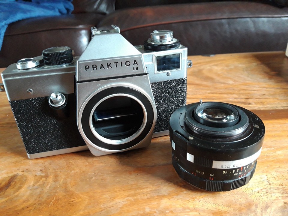 Vintage Praktica LB 35mm Film SLR Camera SHUTTER + LIGHT METER TESTED ...