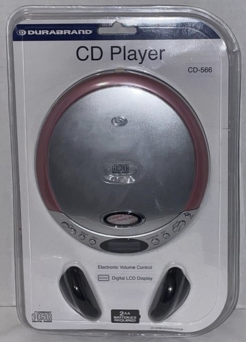 Durabrand CD-566 Programmable CD Player Digital LCD Display Headphones ...