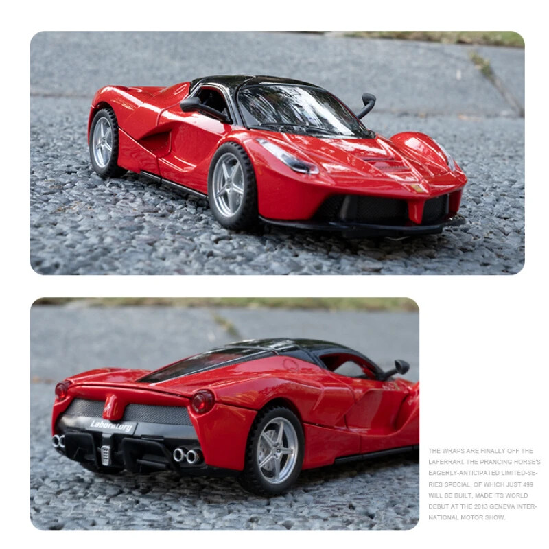 1:32 Ferrari Laferrari Alloy Car Model Diecast Toy Vehicle w/ Sound ...