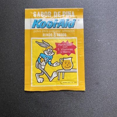 Extremely Rare Kool Aid Packet Mexico Vintage Pineapple Flavor | eBay