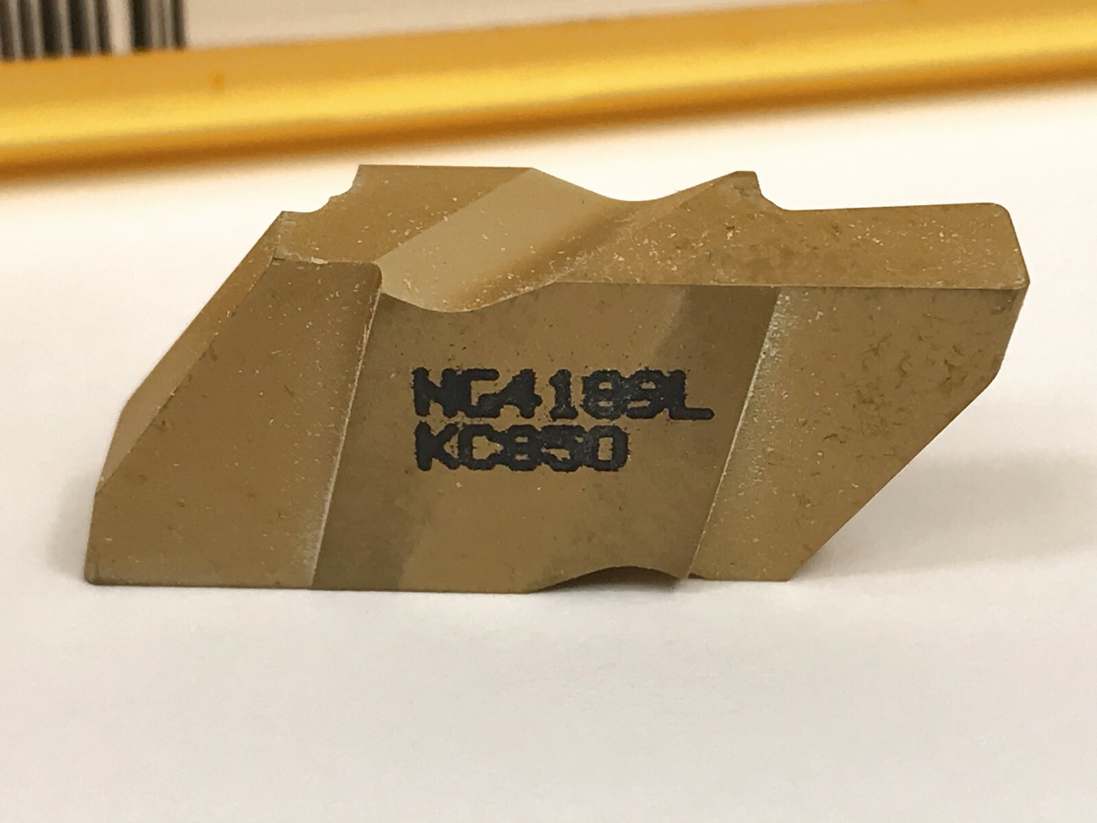 NG4189L Grade Kc850 Top Notch Carbide Grooving Inserts Kennametal 5 Pcs ...