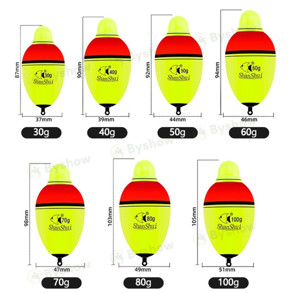 Foam Visual Anchor Fish Float Plastic Big Belly Floats Carp Accessories ...