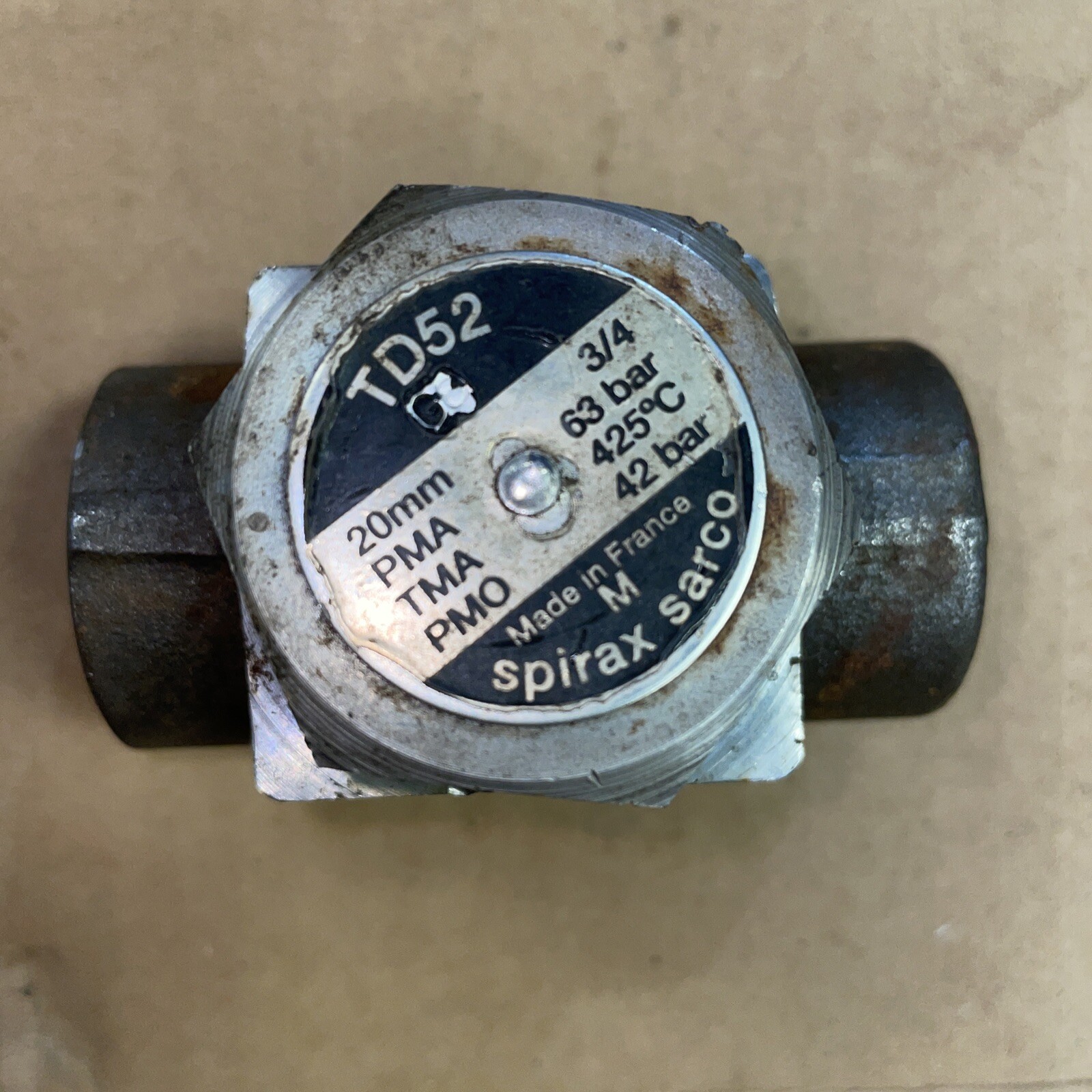 Spirax Sarco Steam Trap 3/4” 20 mm TD 52 Thermo Dynamic | eBay