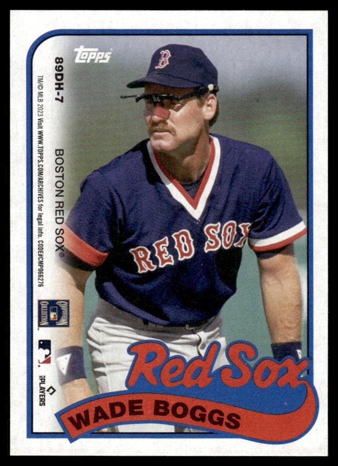 Rafael Devers Wade Boggs 2023 Topps Archives 1989 Double Header Card ...
