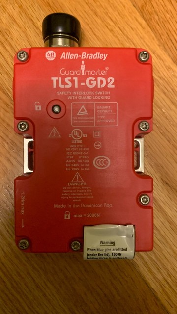Allen-Bradley Guardmaster Series E TLS1-GD2 24V AC/DC Safety Interlock ...