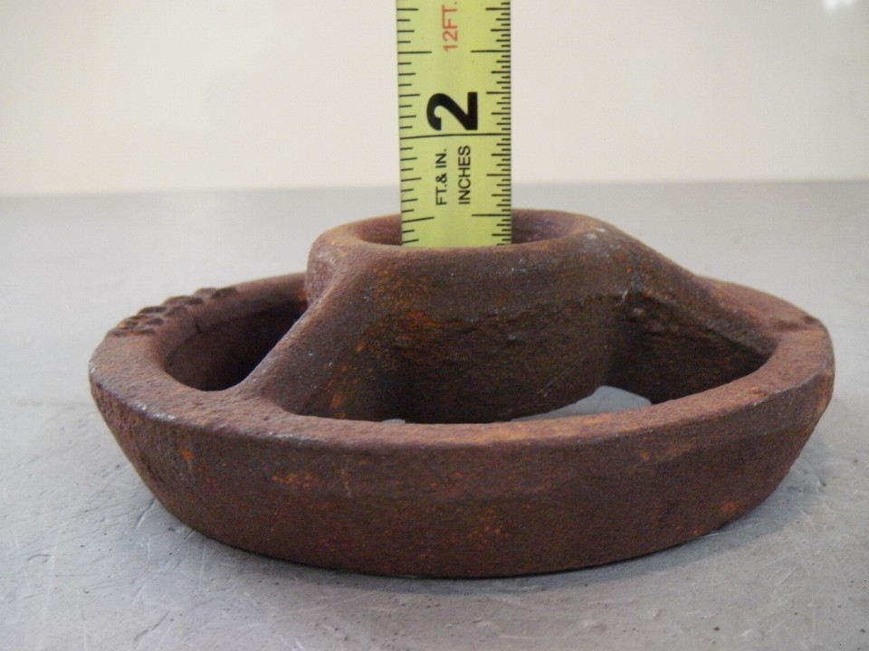 Rusty Cast Iron Steampunk Machine Age Burner Grate Totco Ring Baffle ...