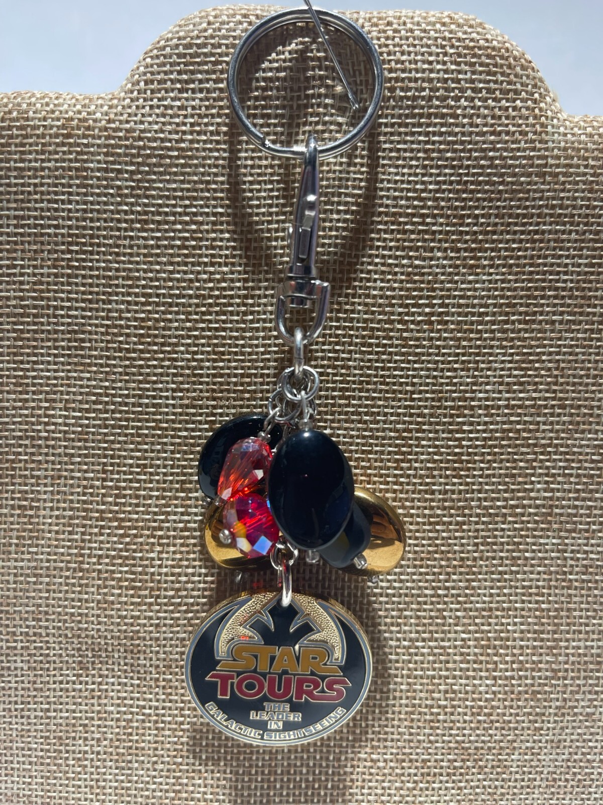 2004 STAR TOURS "The Leader In Galactic Sightseeing" Charm Keychain W ...