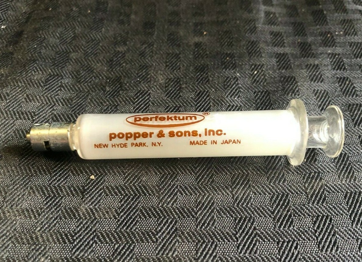 Perfektum Popper & Sons Glass Luer-Lok Syringe Graduated Marks 5cc 5mL ...
