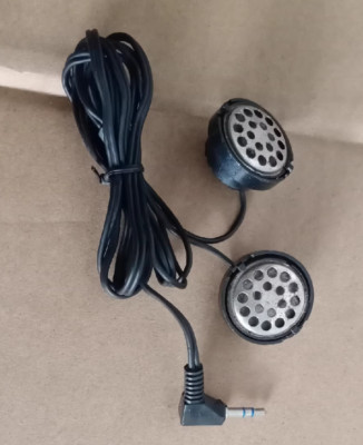 Old Style Sharp On-ear Black Headphone Line Well Sound Quality | eBay
