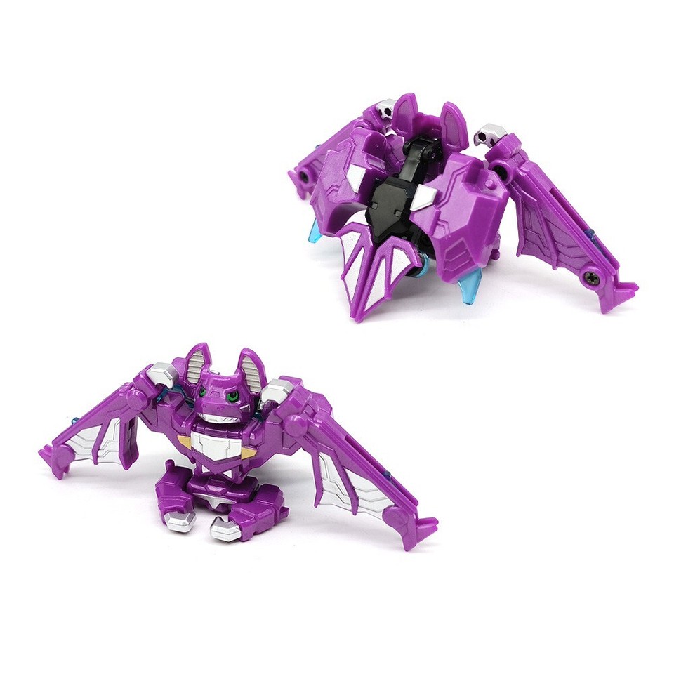 Metal CardBot Toy Transform Robot Wild Guardy, Buffalo Crush, Shadow X ...