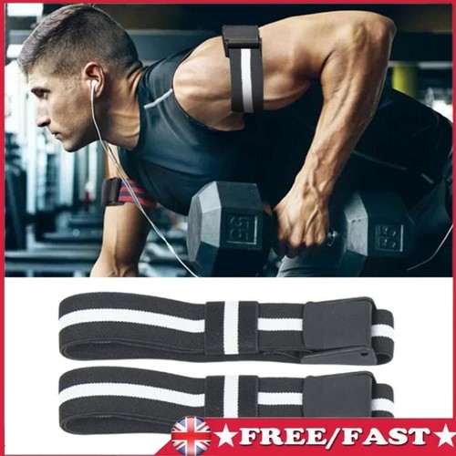 Arm Leg Wraps Bodybuilding BFR Training Belts Heavy Weight Lifting for ...