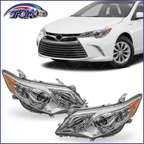 Front Headlights Left & Right for 2015-2017 Toyota Camry TO2502224 ...
