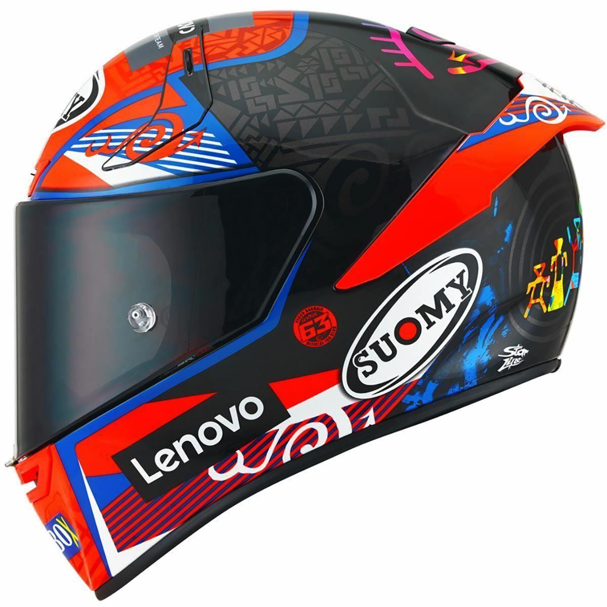 Suomy SR-GP Bagnaia Replica 2021 Helmet w/ Sponsor Logo - Large | eBay