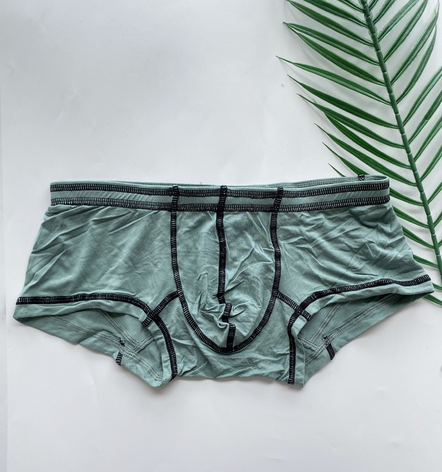 Men Sexy Low Waist Boxer Shorts Briefs Pouch Underwear Modal Underpants ...