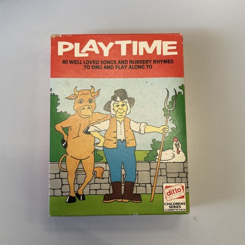 Playtime Cassette Retro Vintage Children’s Tape Nursery Rhymes Loved ...