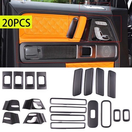 8*Carbon Fiber Inner Door Handle Frame Trim For Mercedes Benz G Class ...