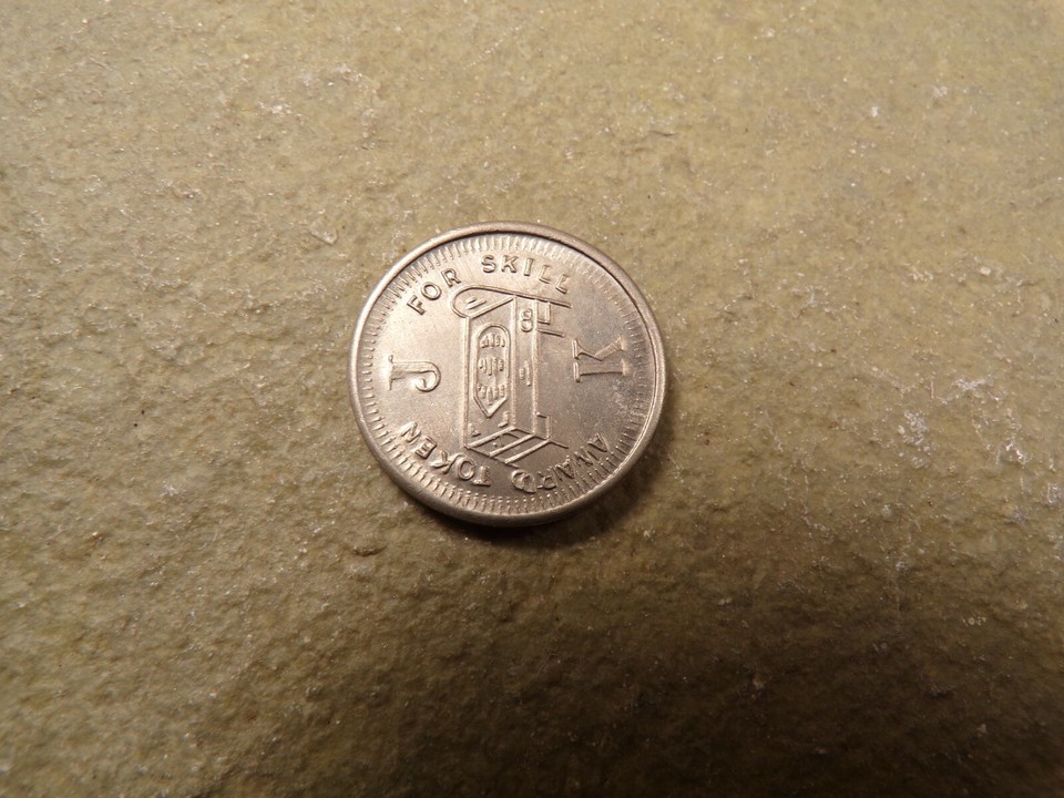 Vintage Token Awarded For Skill Game Token Trade Stimulator Slot ...