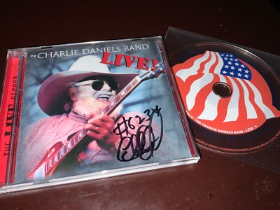 CD The Charlie Daniels Band Autographed/Signed CDB Live! Ltd Rare #6234 ...