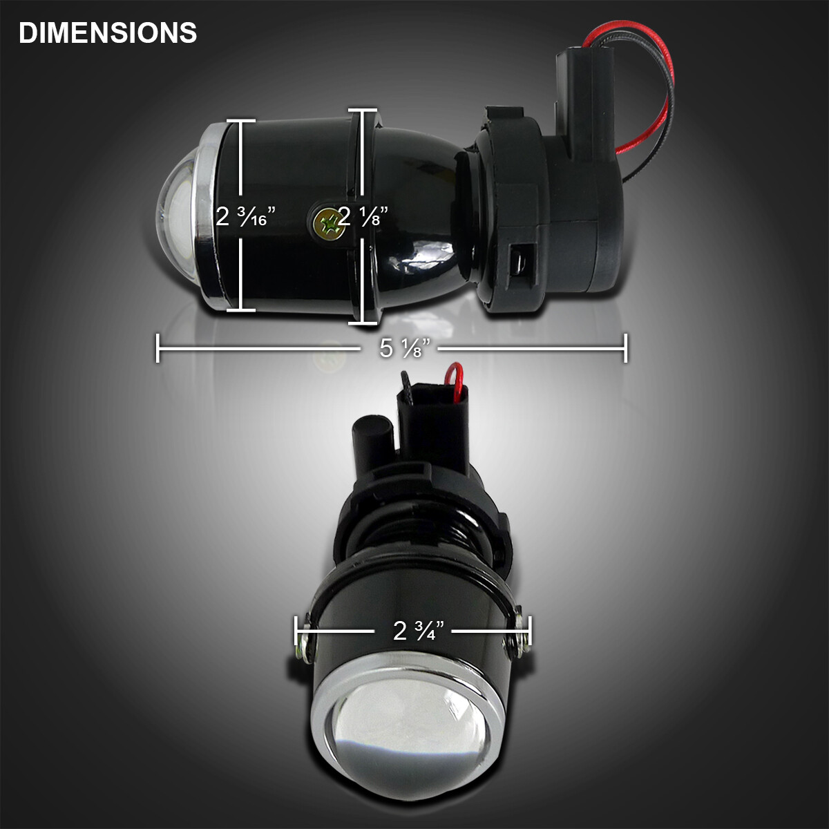 Fits H3 Clear Glass Projector Fog Lights Driving Lamps Kit+Brackets ...