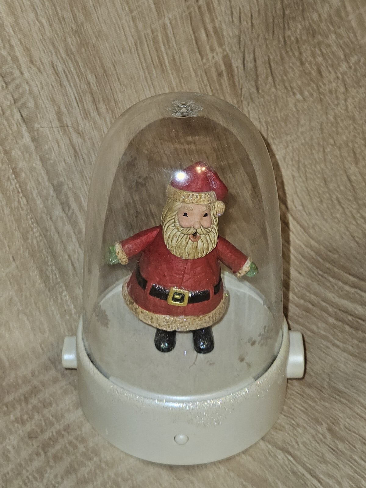 HALLMARK 2008 HAPPY TAPPERS Musical Santa Christmas Decor Figurine ...