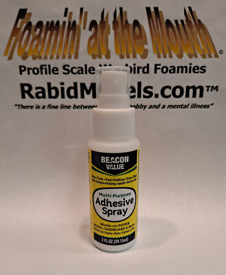 BEACON SPRAY ADHESIVE 2oz bottle WATER BASED, safe & non-toxic, dries ...