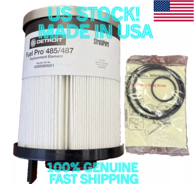 OEM GENUINE DETROIT FUEL KIT DDE A0000905051 485 REPLACEMENT FILTER ...