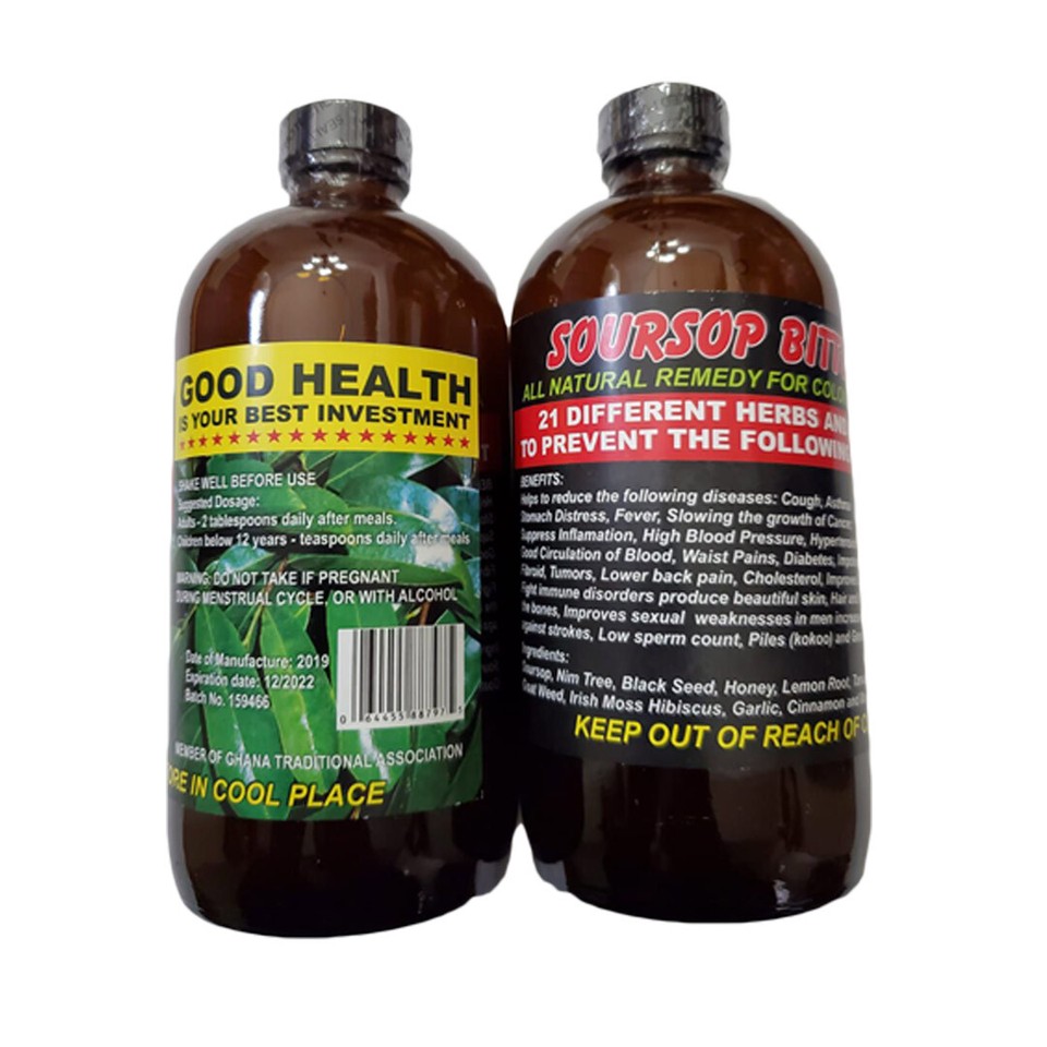 Soursop Bitters African Herbs and Roots 160z (Pack of 2) | eBay