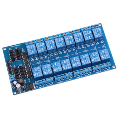 16 Canaux 12V Relais Bouclier Module Board 16 Channel Relay Low Level ...