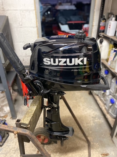 Suzuki DF4S Four Stroke Marine Outboard Engine - Black for sale online ...