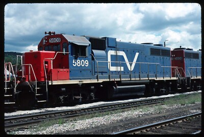 Original Rail Slide - CV Central Vermont 5809 St Albans VT 8-31-1989 | eBay