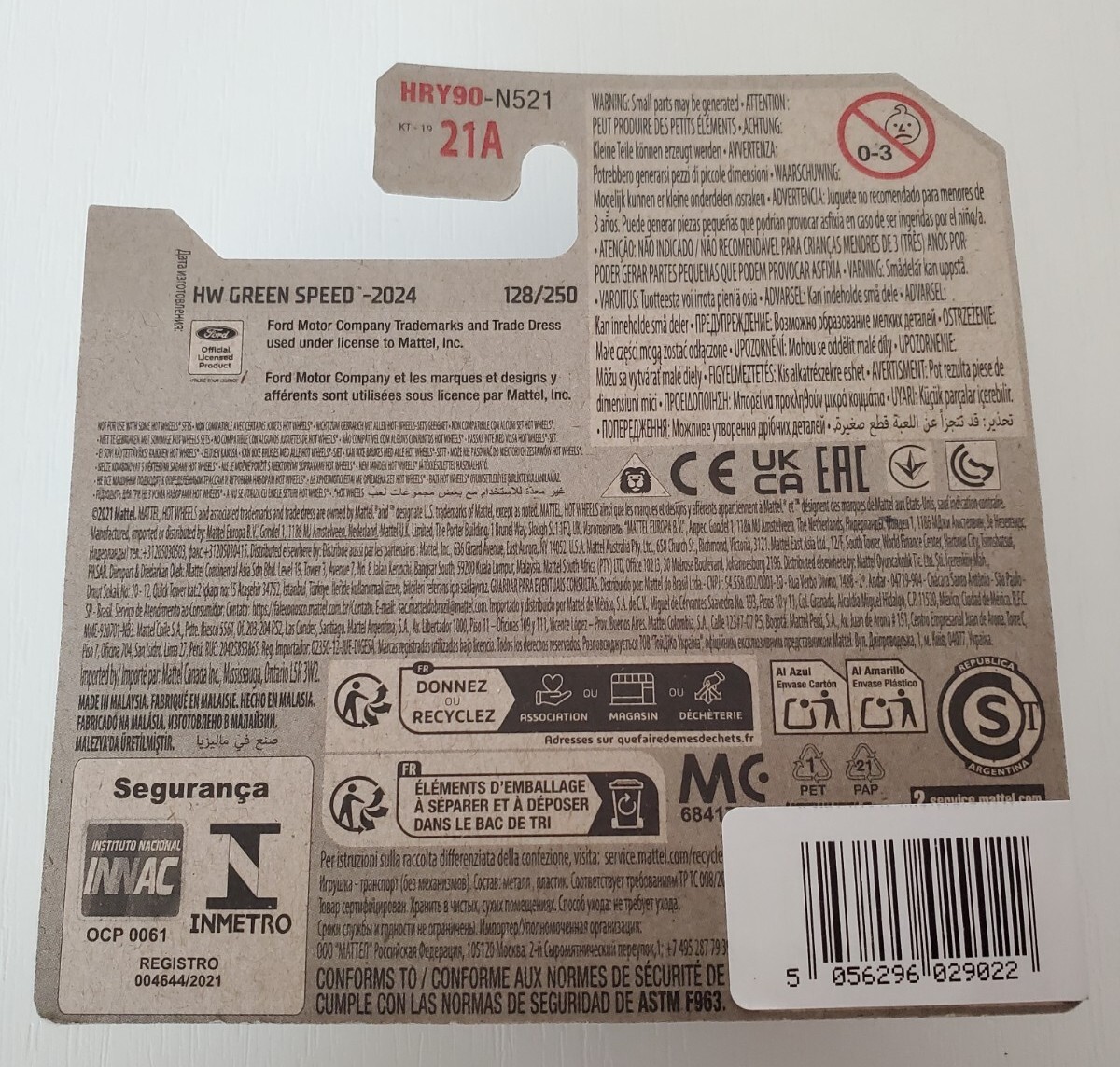 Hot Wheels Ford Performance Supervan 4 Diecast Toy Model Van Car 1:64 ...