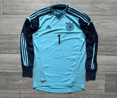 Adidas Germany National Team #1 Neuer Goalkeeper Football Jersey Shirt ...