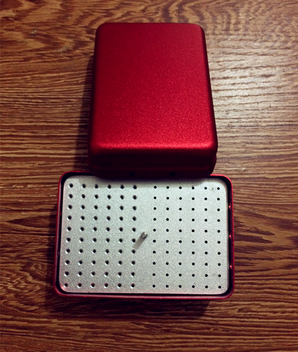 Red 120 Holes Autoclave Sterilizer Case Disinfection Box for burs and ...