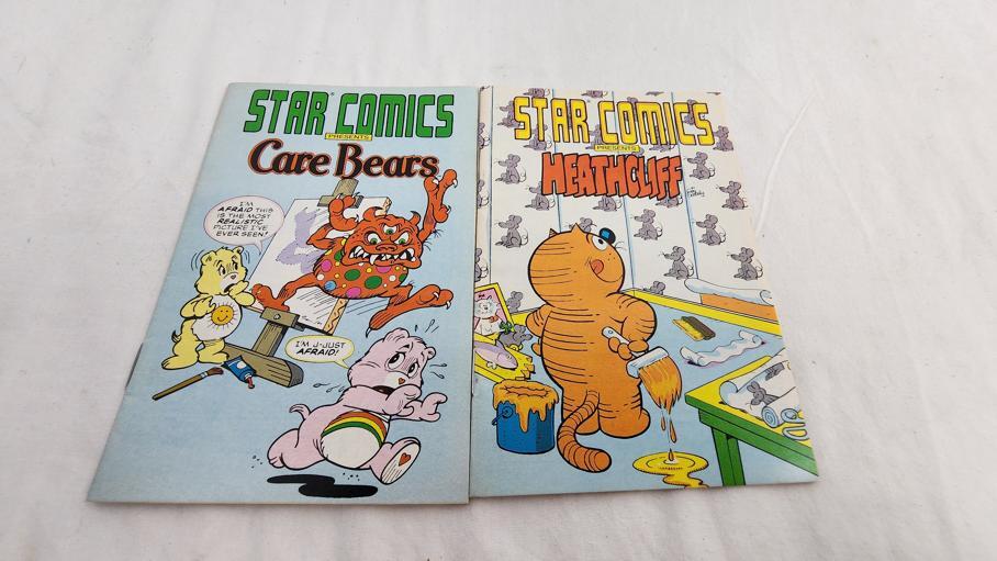 Star Comics Heathcliff, Care Bears Mini Comic Book Lot of 2 - Vintage ...