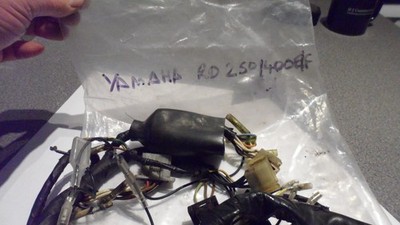 VINTAGE CLASSIC ORIGINAL YAMAHA RD 250 E/F USED WIRING HARNESS / FUSE ...
