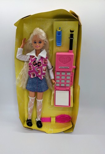 Vtg Mattel 1995 Barbie Phone Fun Courtney Doll Friend Of Skipper Blonde ...