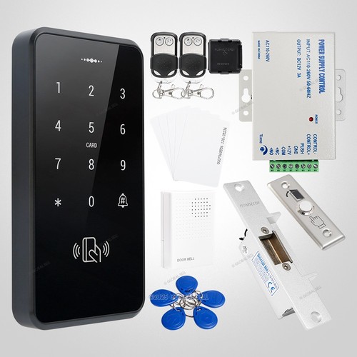 Waterproof Touch Keypad ID Access Control System+Electric Strike Lock ...