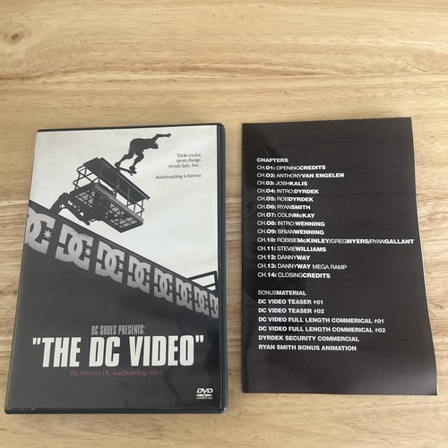 DC Shoes Presents "The DC Video" DVD (2003) Skateboarding- Authentic US ...