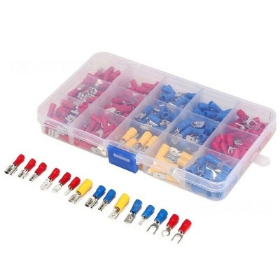 Cold Pressed Rubber Insulated Terminal Block Set 280pcs for Wire Repair ...