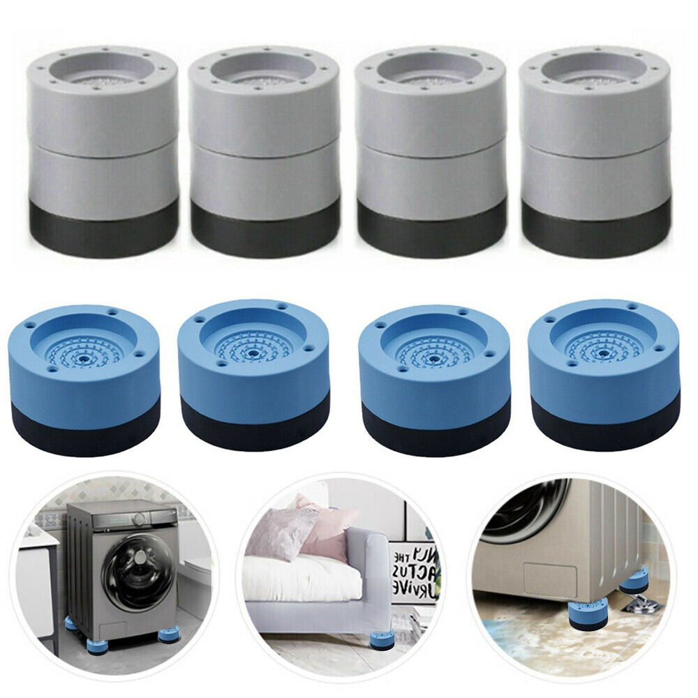 4Pcs Anti Vibration Washing Machine Support Anti-Slip Rubber Feet Pads ...