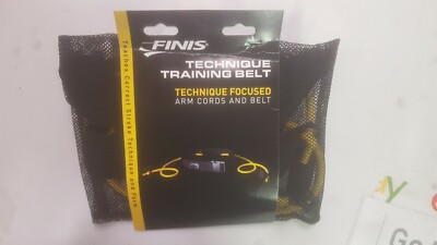 Finis TECHNIQUE TRAINING BELT ARM CORDS Swimming Swim Pool Stroke Lane ...
