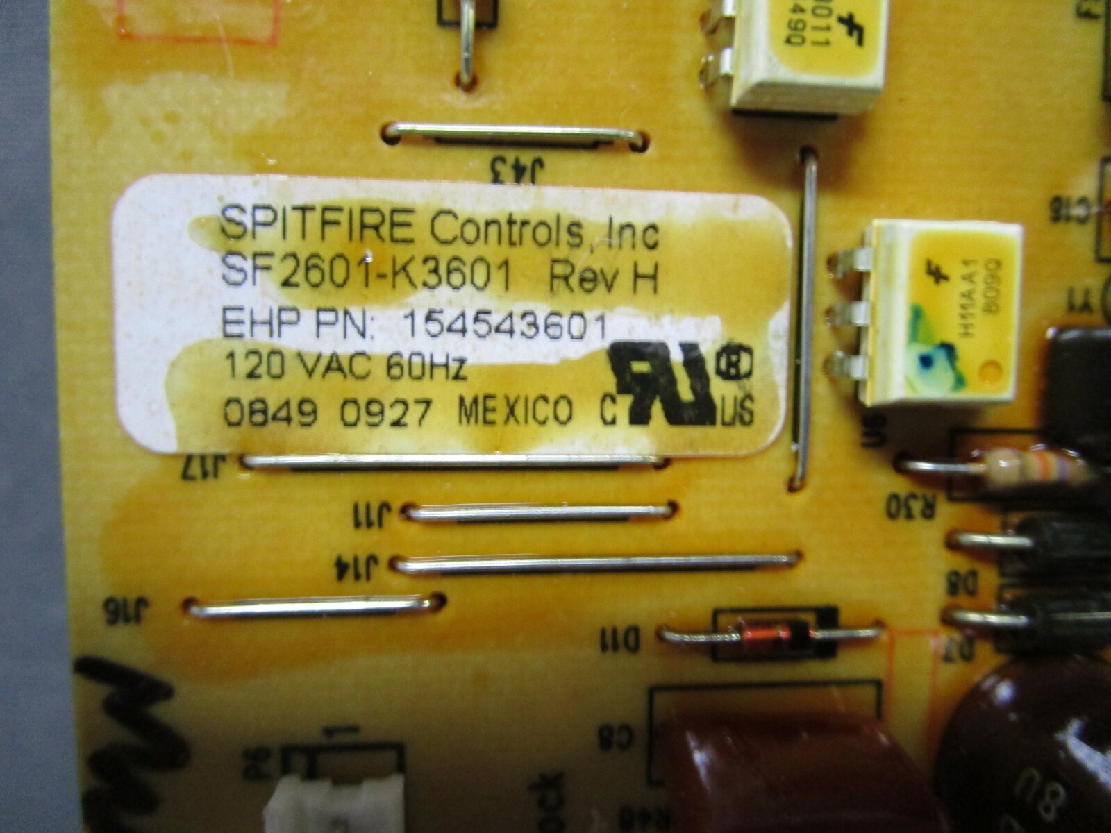 Frigidaire Dishwasher Control Board 154543601 154757001 SF2601-K3601 ...