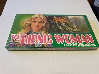 Vintage 1976 The Bionic Woman Parker Brothers Board Game New Factory ...