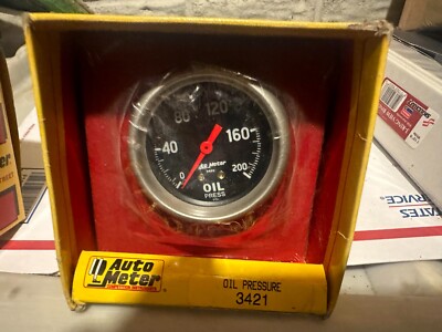 AUTO METER OIL PRESSURE GAUGE | eBay