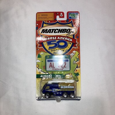 MATCHBOX ACROSS AMERICA 50TH BIRTHDAY SERIES ALABAMA NIP | eBay