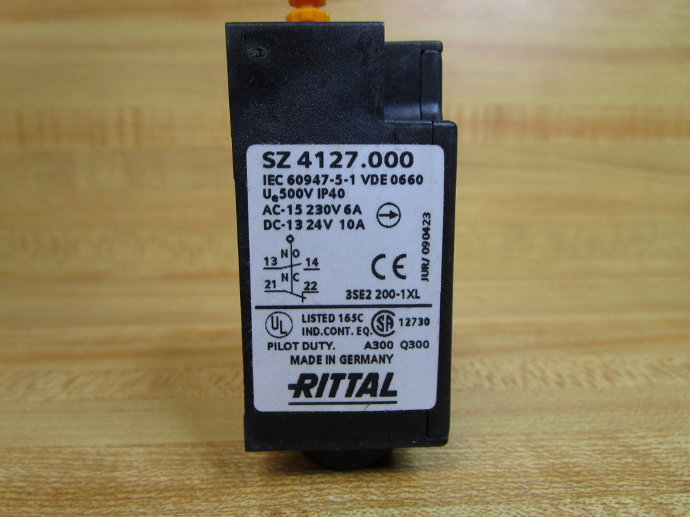 Rittal Sz 4127.000 Door Switch With Bracket SZ4127000 for sale online ...