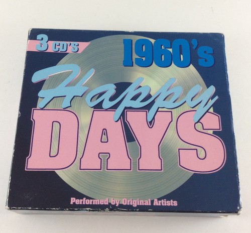 1960's Happy Days 3-Disc Set CD - King, Drifters, Gore, Troggs, Turtles ...