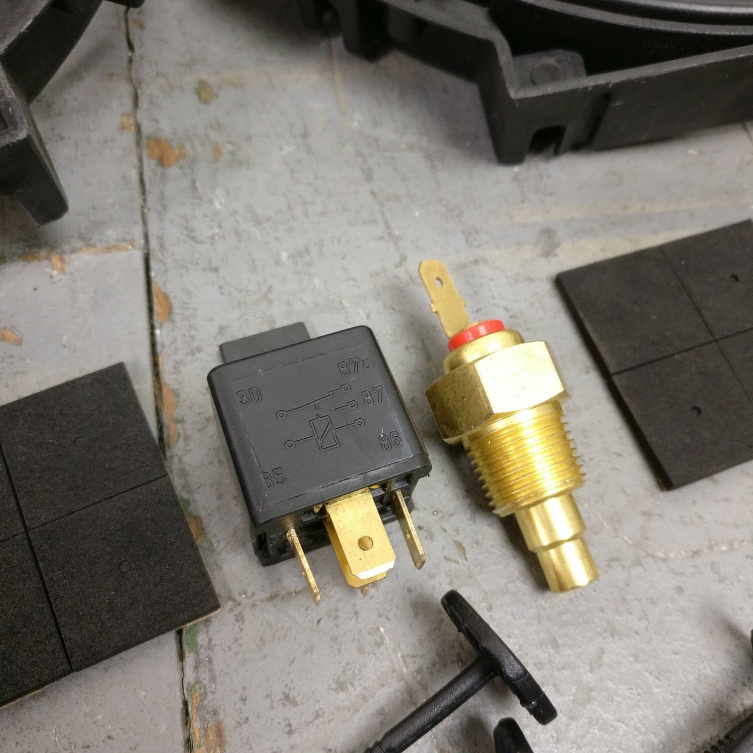 1964-66 GM A-Body Dual 10" 1019 CFM Cooling Fan Fixed Temp Switch Kit ...