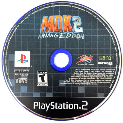 Sony - PlayStation 2 MDK 2: Armageddon DISC Only Tested/Working | eBay