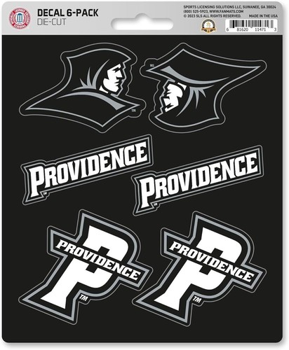 Providence College Friars 6-Piece Decal Sticker Set, 5x6 Inch Sheet ...